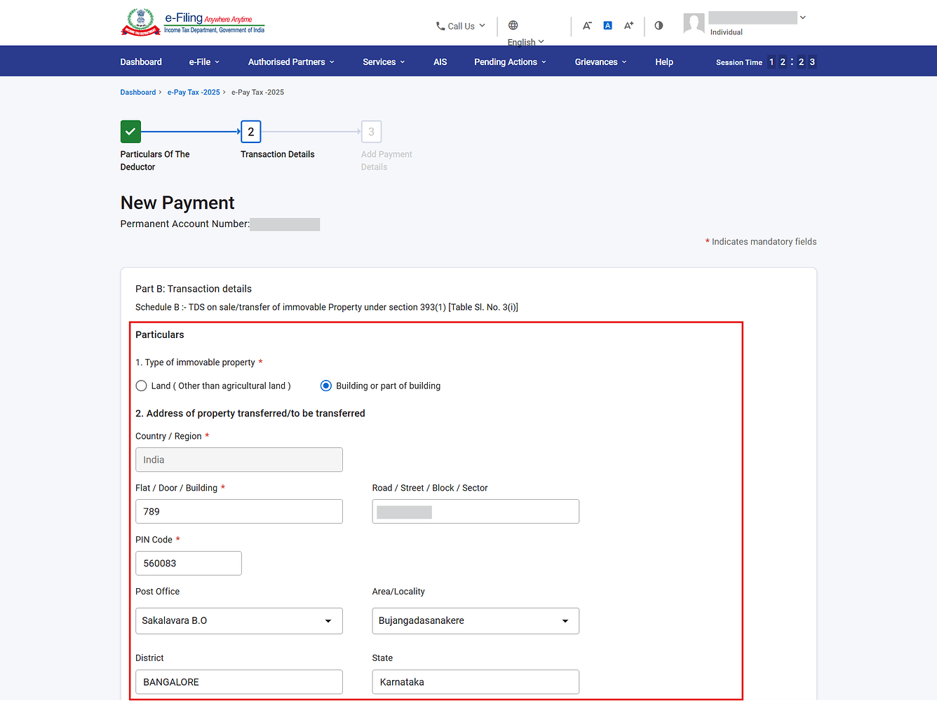 How to file Form 141 for TDS on Property Purchase on the Income Tax ...