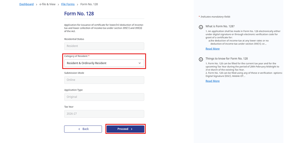 How to file Form 128 for lower or nil TDS certificate on TRACES Portal ...